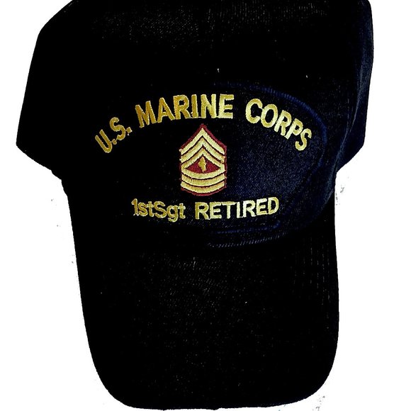 Accessories | Us Marine Corps 1stsgt Retired Hat | Poshmark